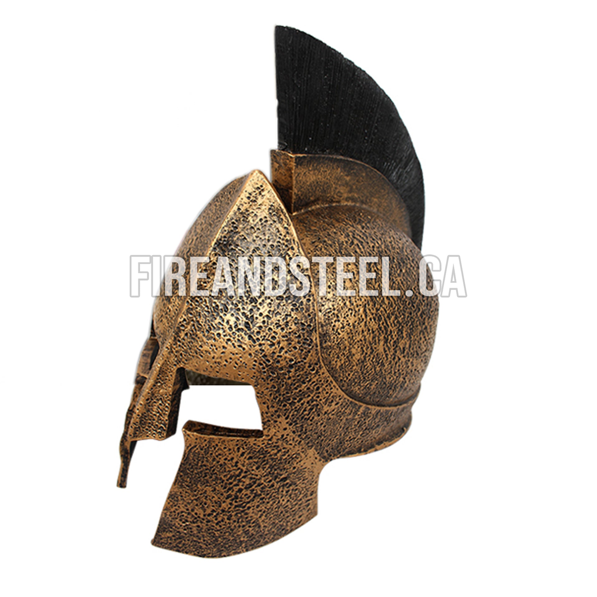 King Leonidas' Spartan Helmet - Fire and Steel
