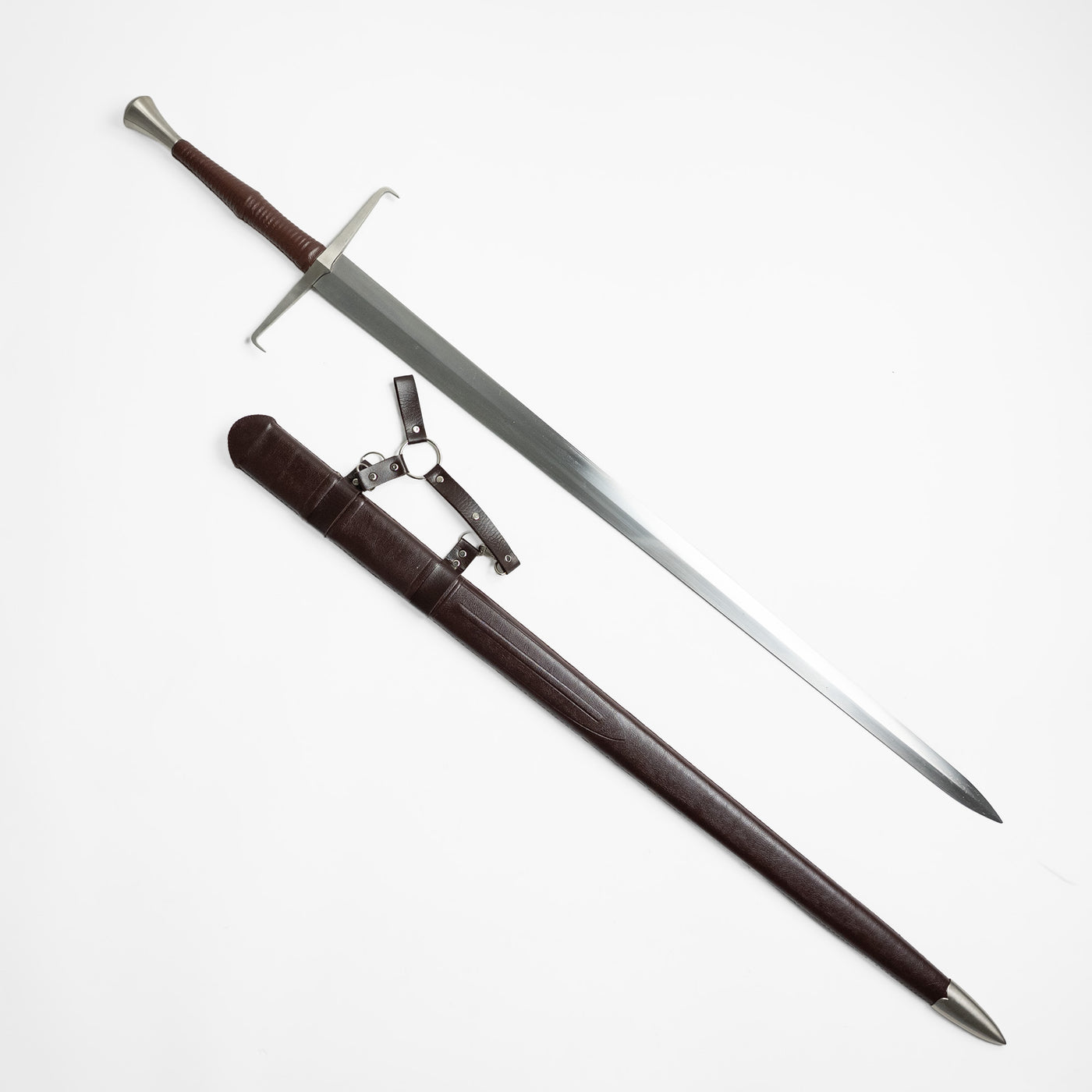 Bastion Medieval Longsword – Fire and Steel | 1060 Carbon Steel Replica