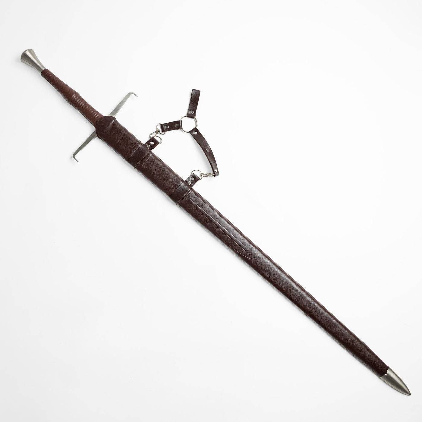 Bastion Medieval Longsword – Fire and Steel | 1060 Carbon Steel Replica
