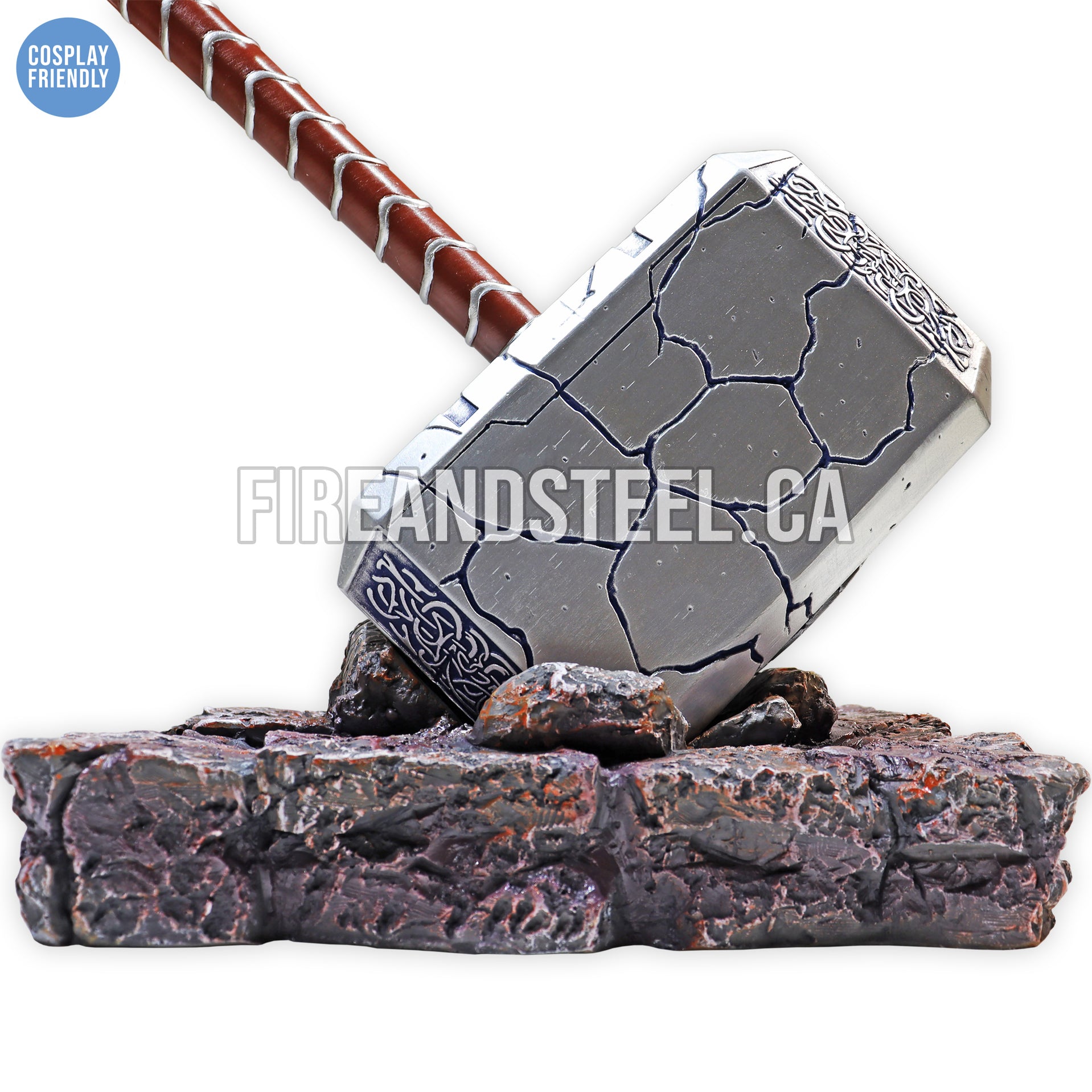 Thor's "Mjolnir" Hammer Display Stand (Resin)