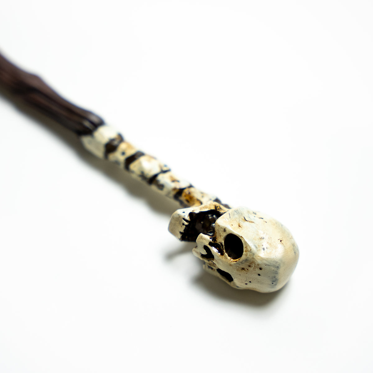 Magic Wands - Dark Follower's Skull Wand - Fire and Steel