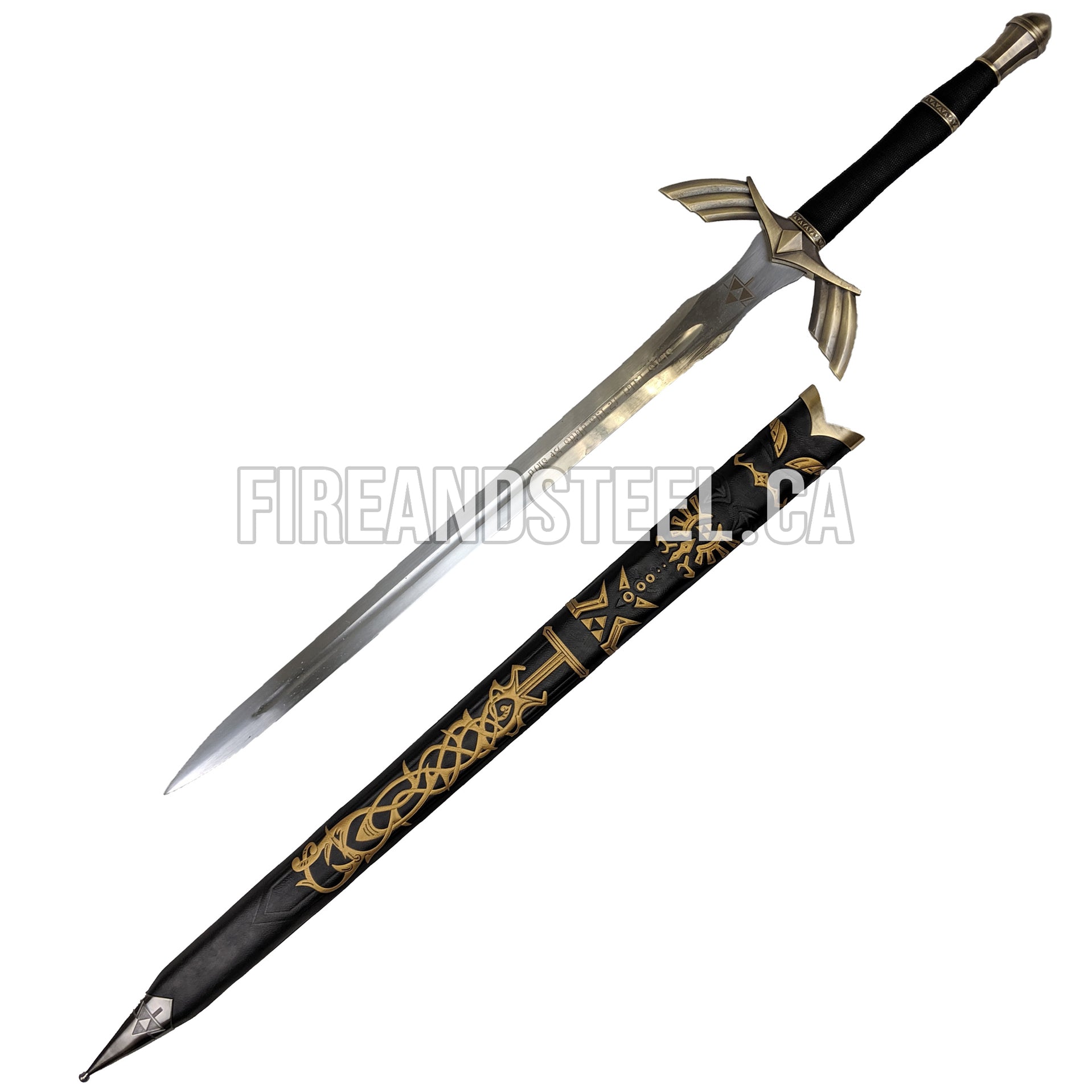 Dark Link's Master Sword (with Sheath) — Fire and Steel