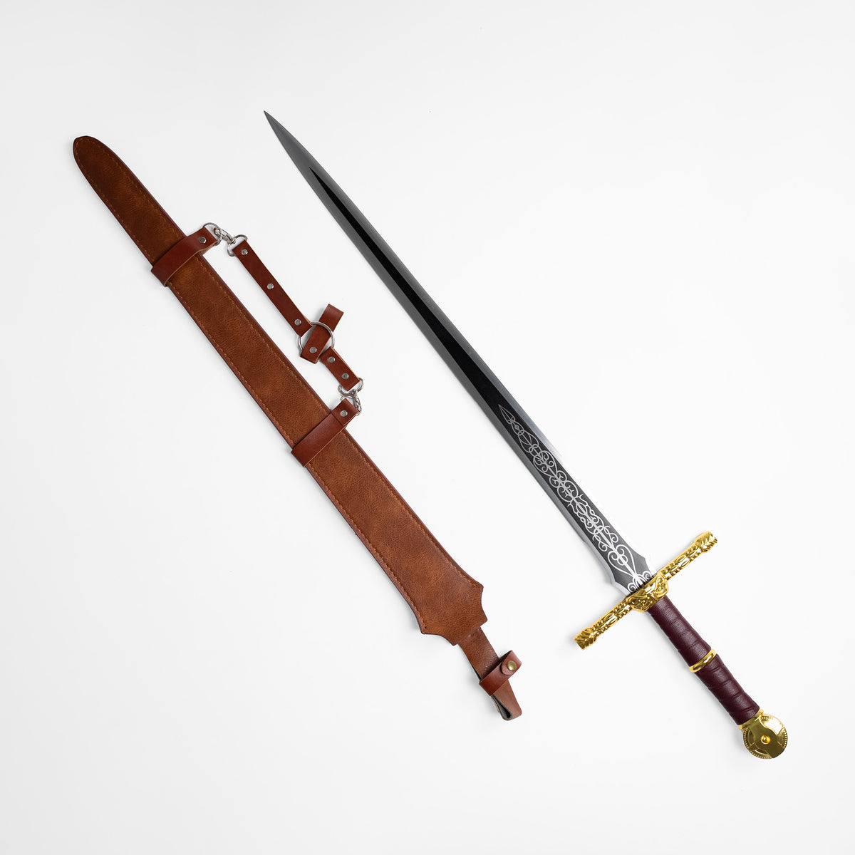 Lordsworn's Straight Sword — Fire and Steel