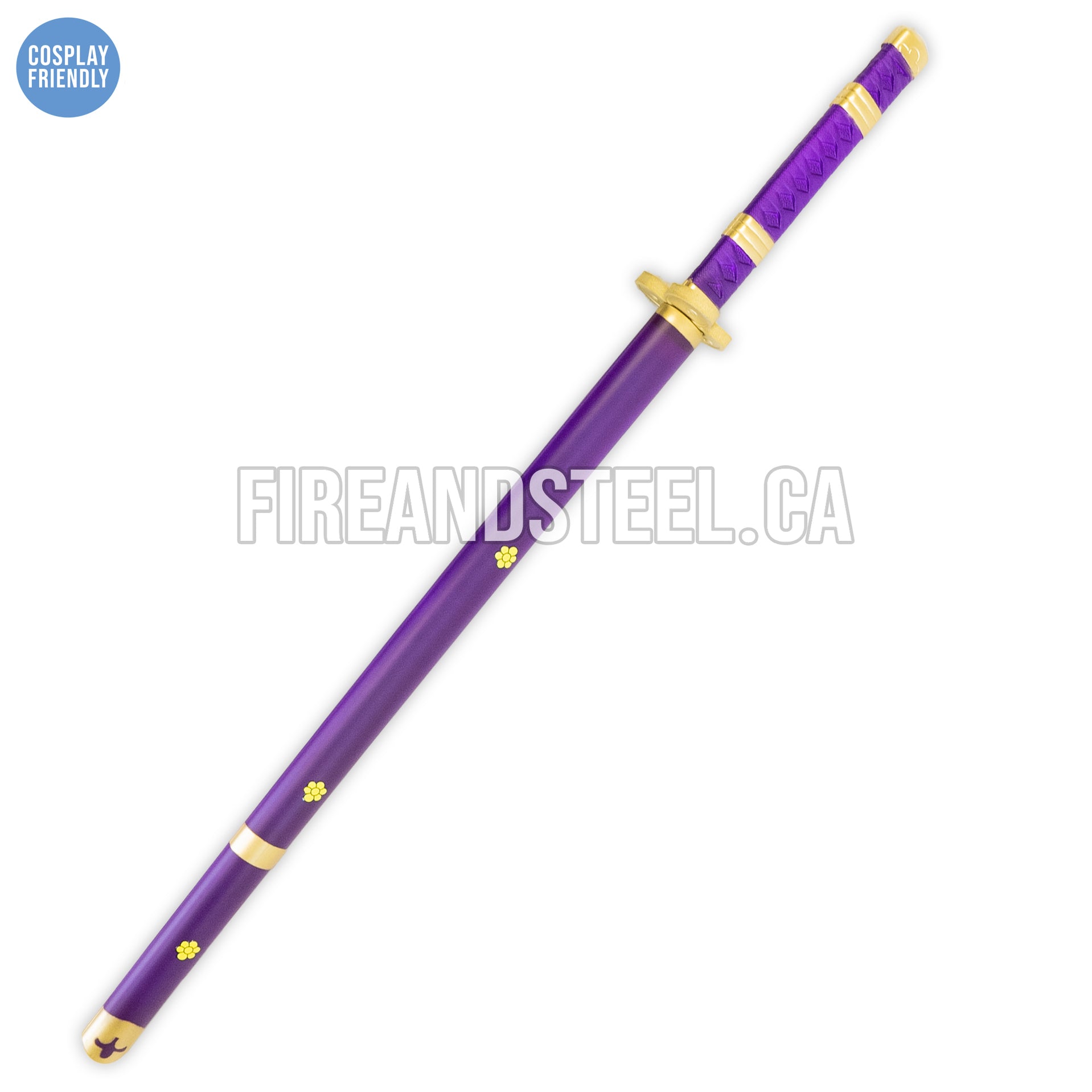 Roronoa Zoro's Purple "Enma" Katana (Zoro Sword Enma - Anime Accurate ...