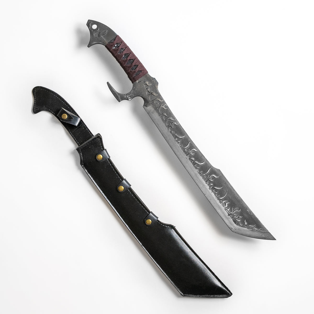 Fire and Steel - Fantasy Flame Demon Cleaver