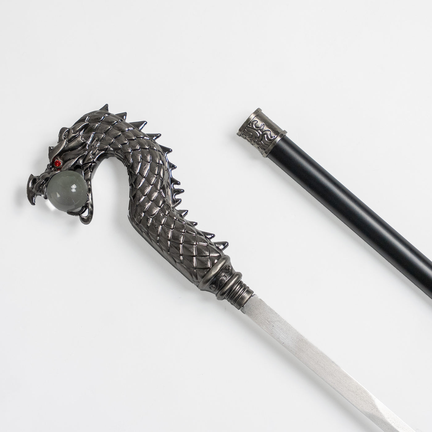 Fire and Steel - Dragon Orb Cane Sword