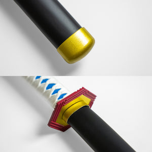 Giyu Sword - Giyu Tomioka's Blue Nichirin Katana — Fire and Steel