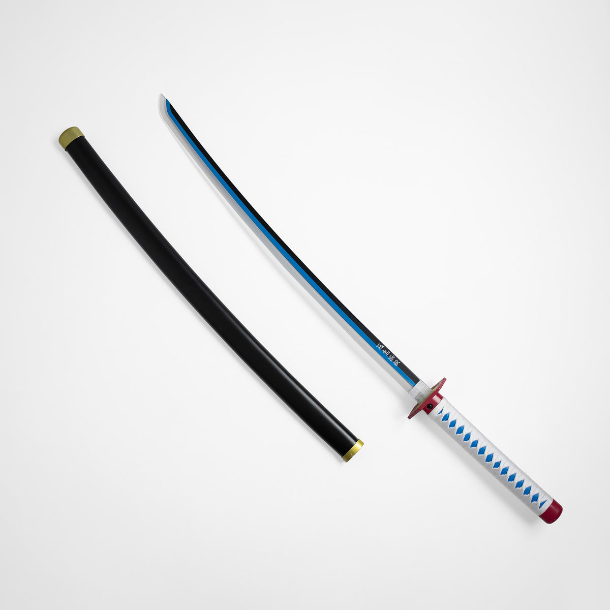 Giyu Tomioka's Blue Nichirin LED Katana — Fire and Steel