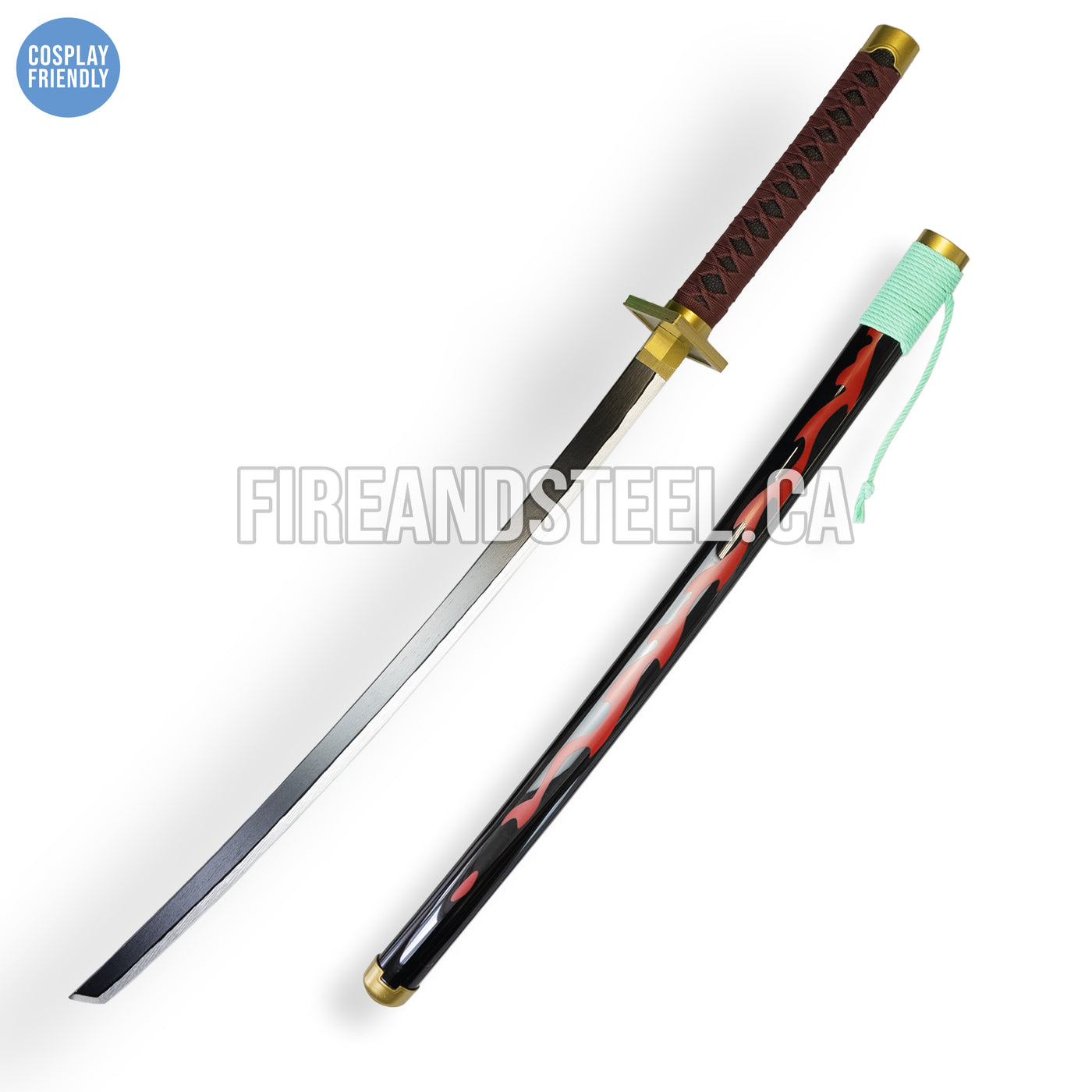 Kinemon Sword - Foxfire Kin'emon's "Sukesan / Kakusan" Katana (Wood ...