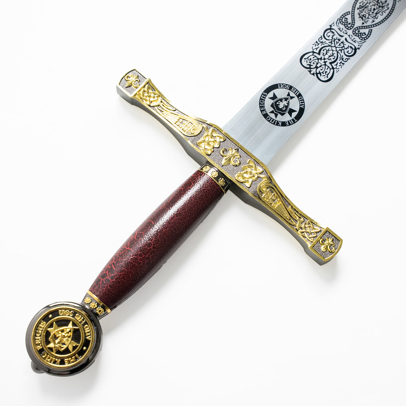 King Arthur’s Excalibur Replica – Decorative Blunt 440 Stainless Steel ...