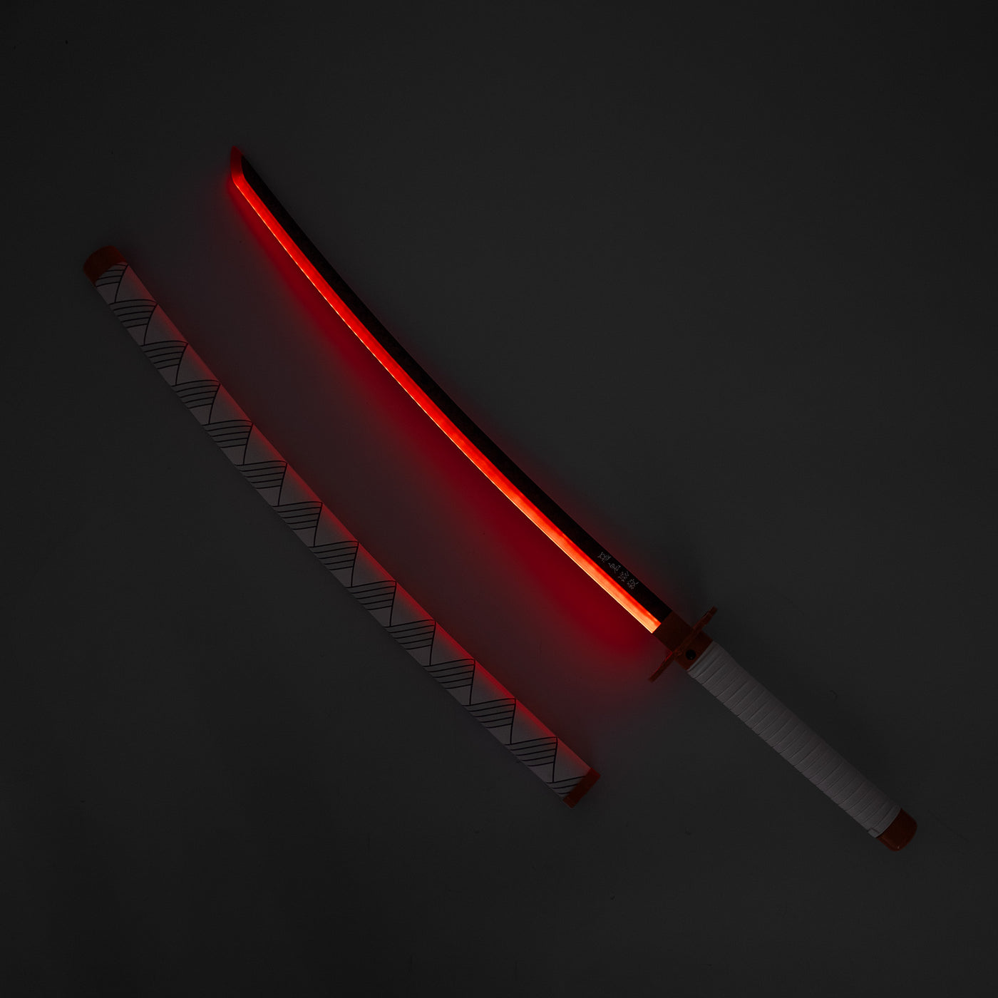 Kyojuro Rengoku's Red Nichirin LED Katana — Fire and Steel