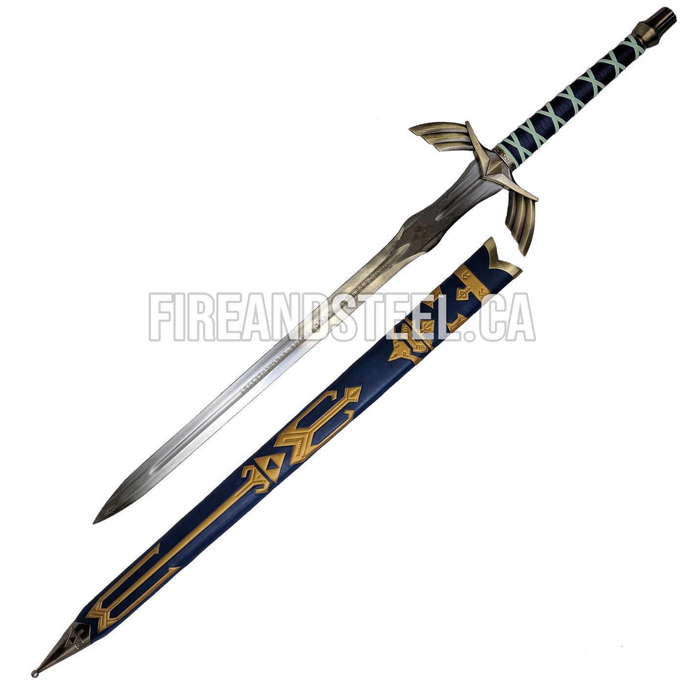 Link's Master Sword (with Sheath) — Fire and Steel