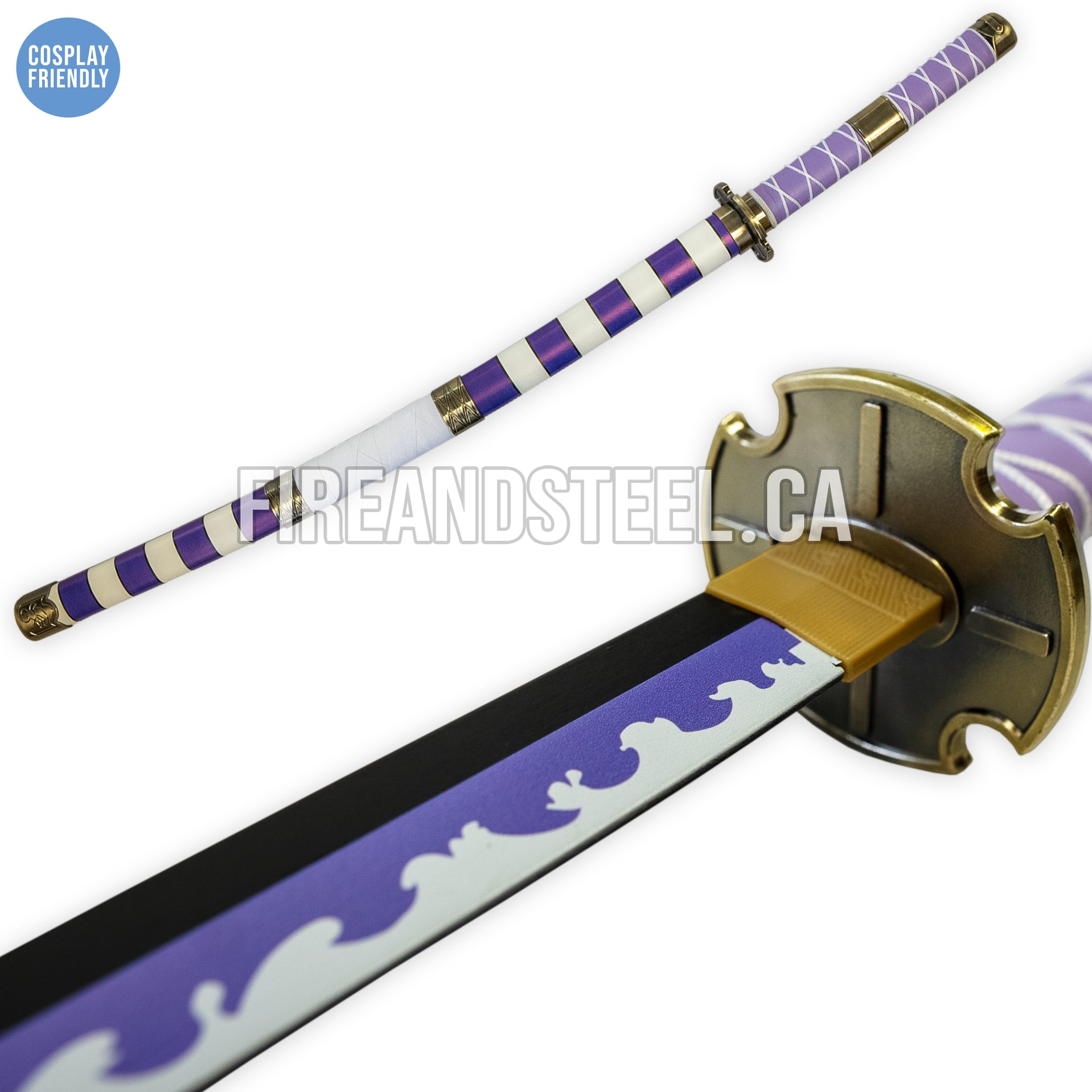 Monkey D. Luffy's "Nidai Kitetsu" Katana (Luffy Sword -Wood) — Fire and ...