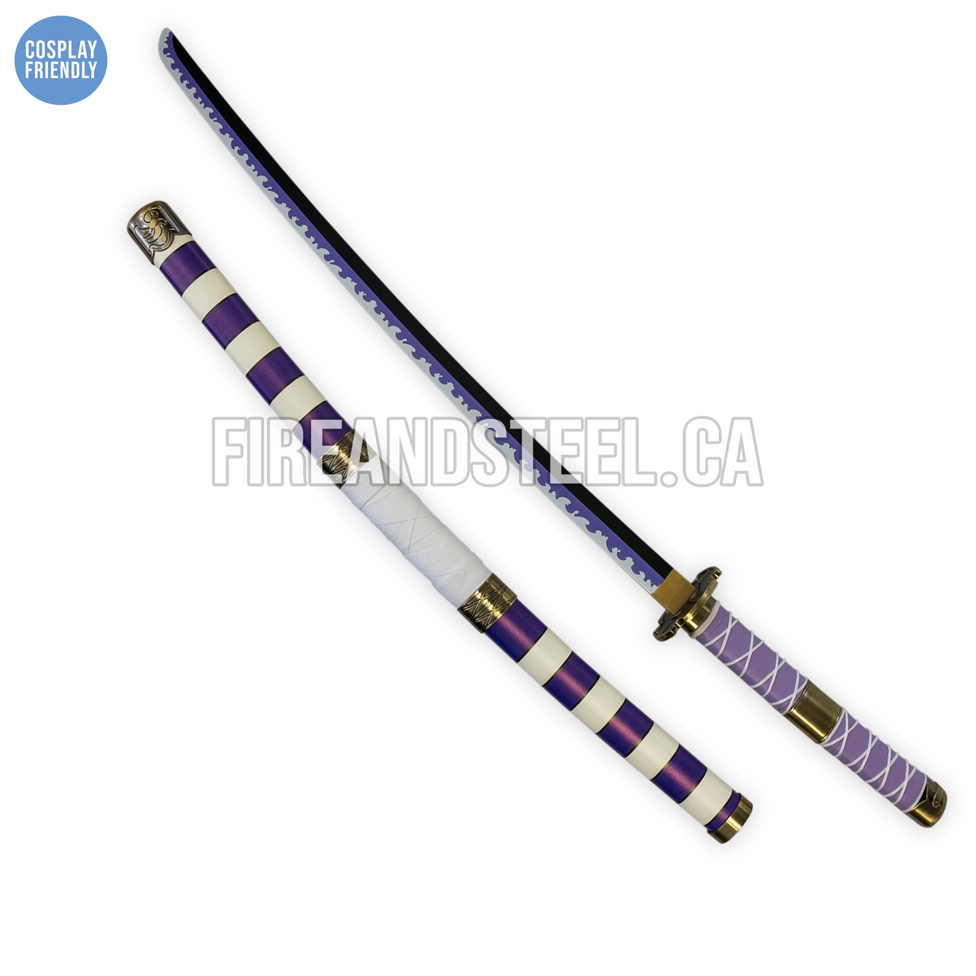 Monkey D. Luffy's "Nidai Kitetsu" Katana (Luffy Sword -Wood) — Fire and ...