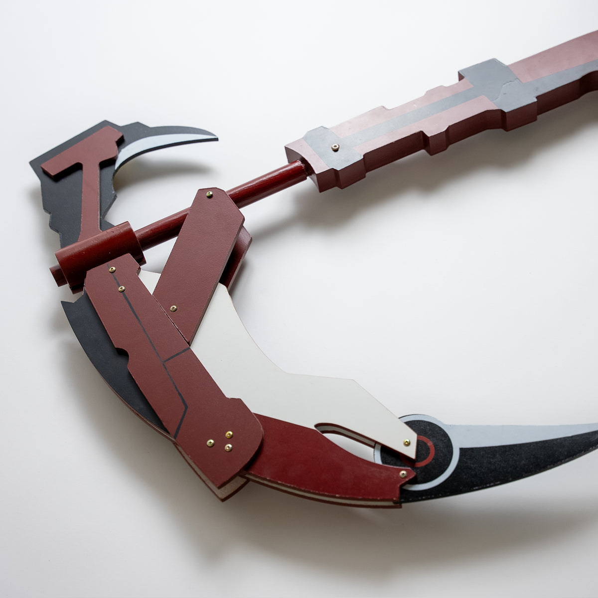 Ruby Rose's "Crescent Rose" Scythe (Wood) — Fire and Steel