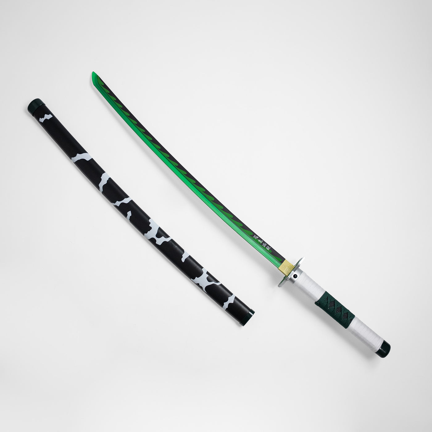 Sanemi Shinazugawa's Green Nichirin LED Katana — Fire and Steel