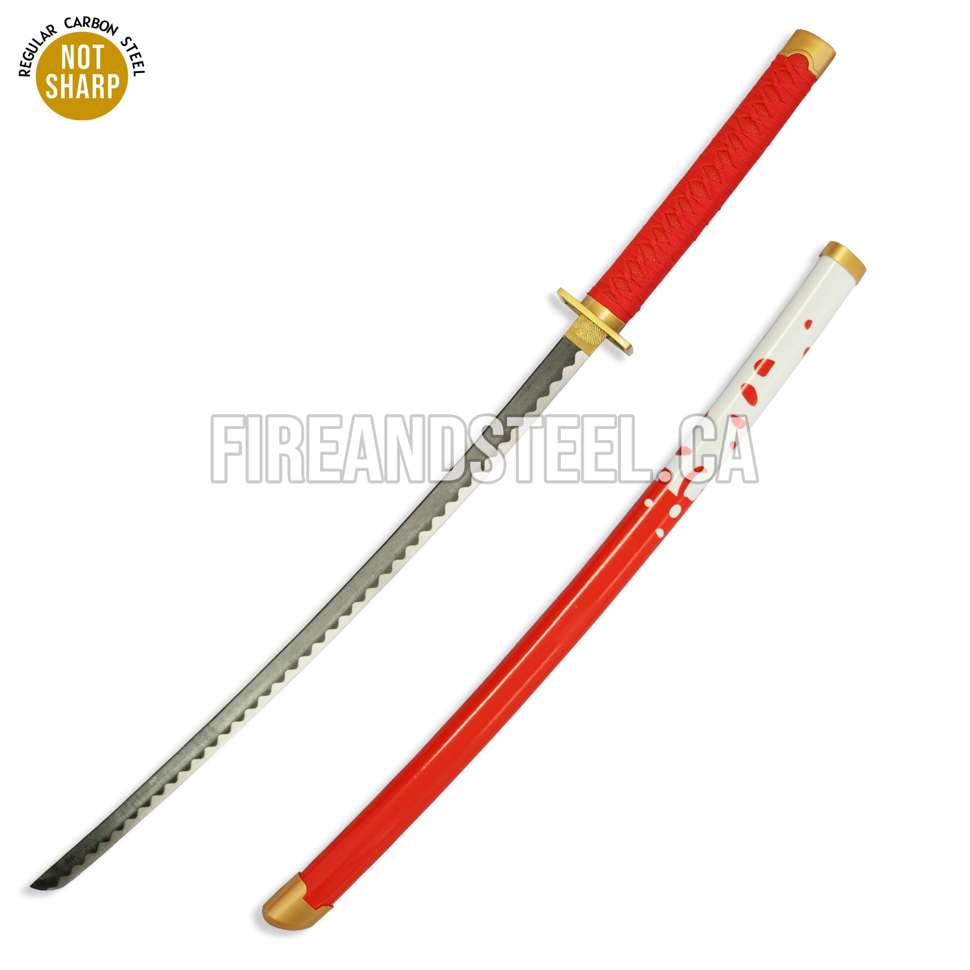 Shiryu of the Rain's "Meito Raiu" Katana — Fire and Steel