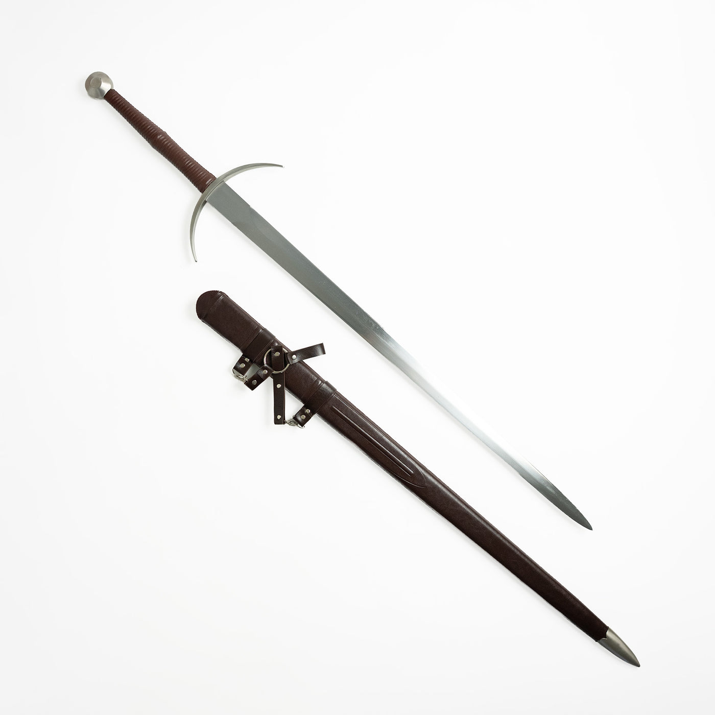 Steel Crest Medieval Longsword – Fire and Steel | Battle Ready Carbon Steel