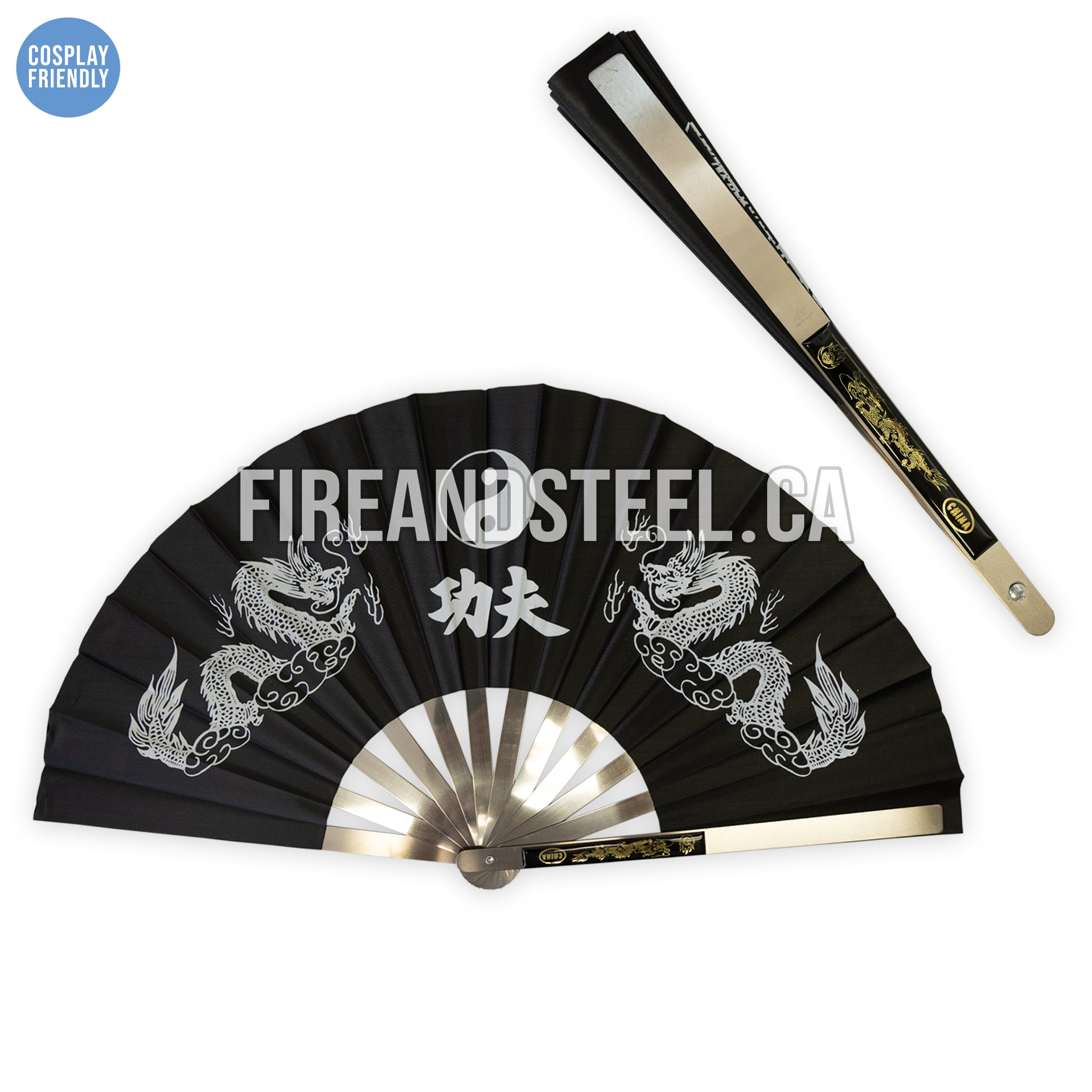 Fire and Steel - Steel War Fan - Fire and Steel