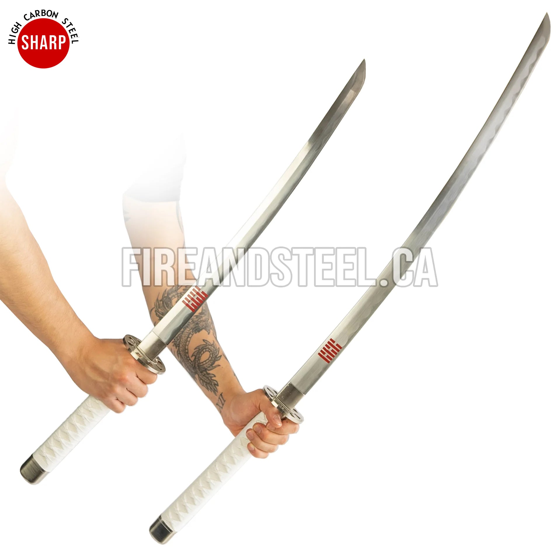 Storm Shadow's Katanas (Pair - Battle Ready) — Fire and Steel