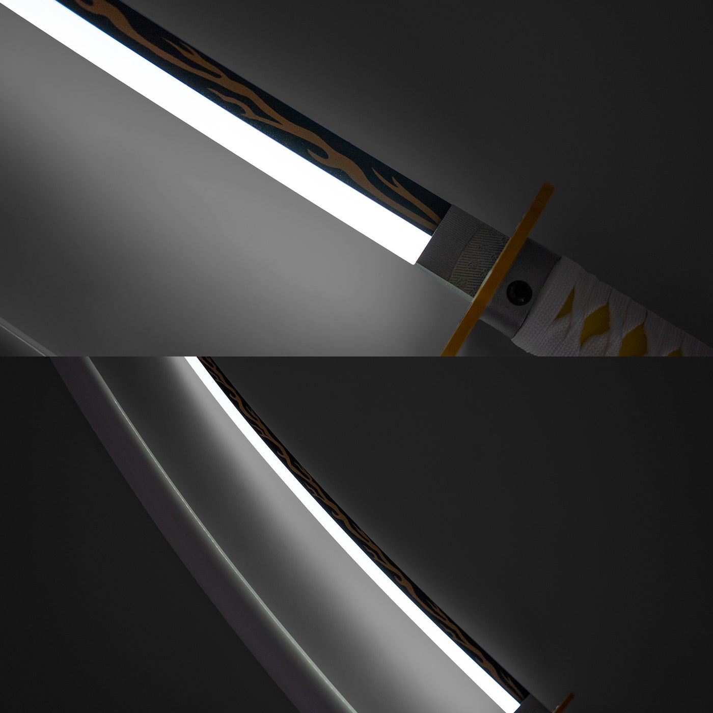 Zenitsu Agatsuma's Yellow Nichirin LED Katana — Fire and Steel