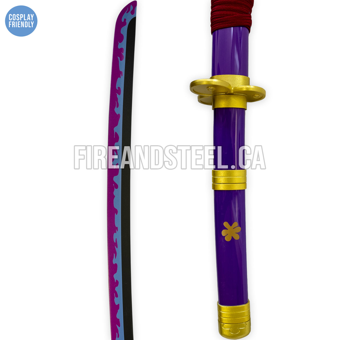 Roronoa Zoro's Purple "Enma" Katana (Zoro Sword Enma - Anime Accurate ...