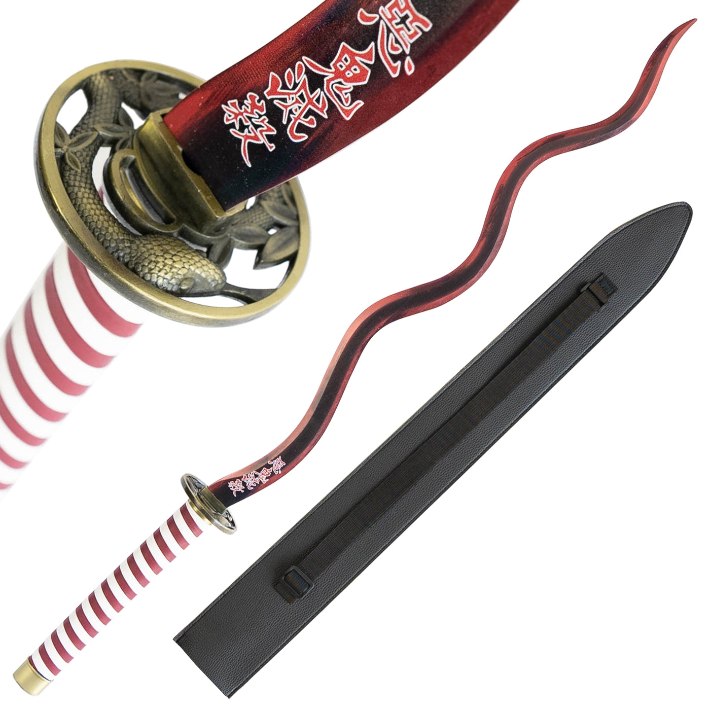 Obanai Sword - Obanai Iguro's Twisted Nichirin Katana — Fire and Steel