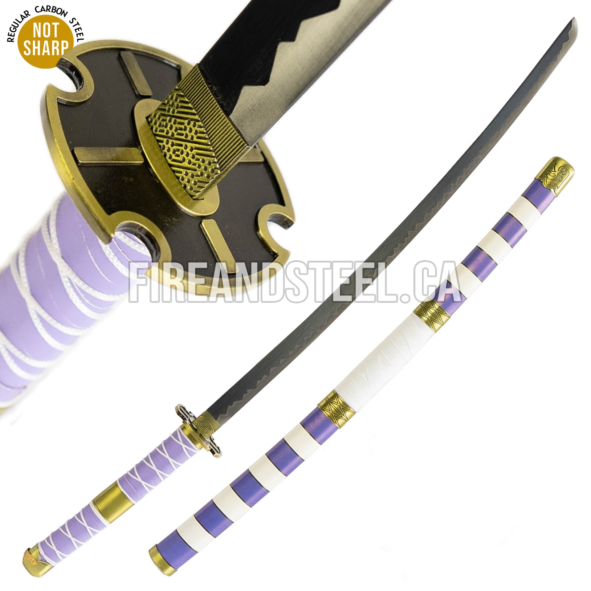 Monkey D. Luffy's "Nidai Kitetsu" Katana — Fire and Steel