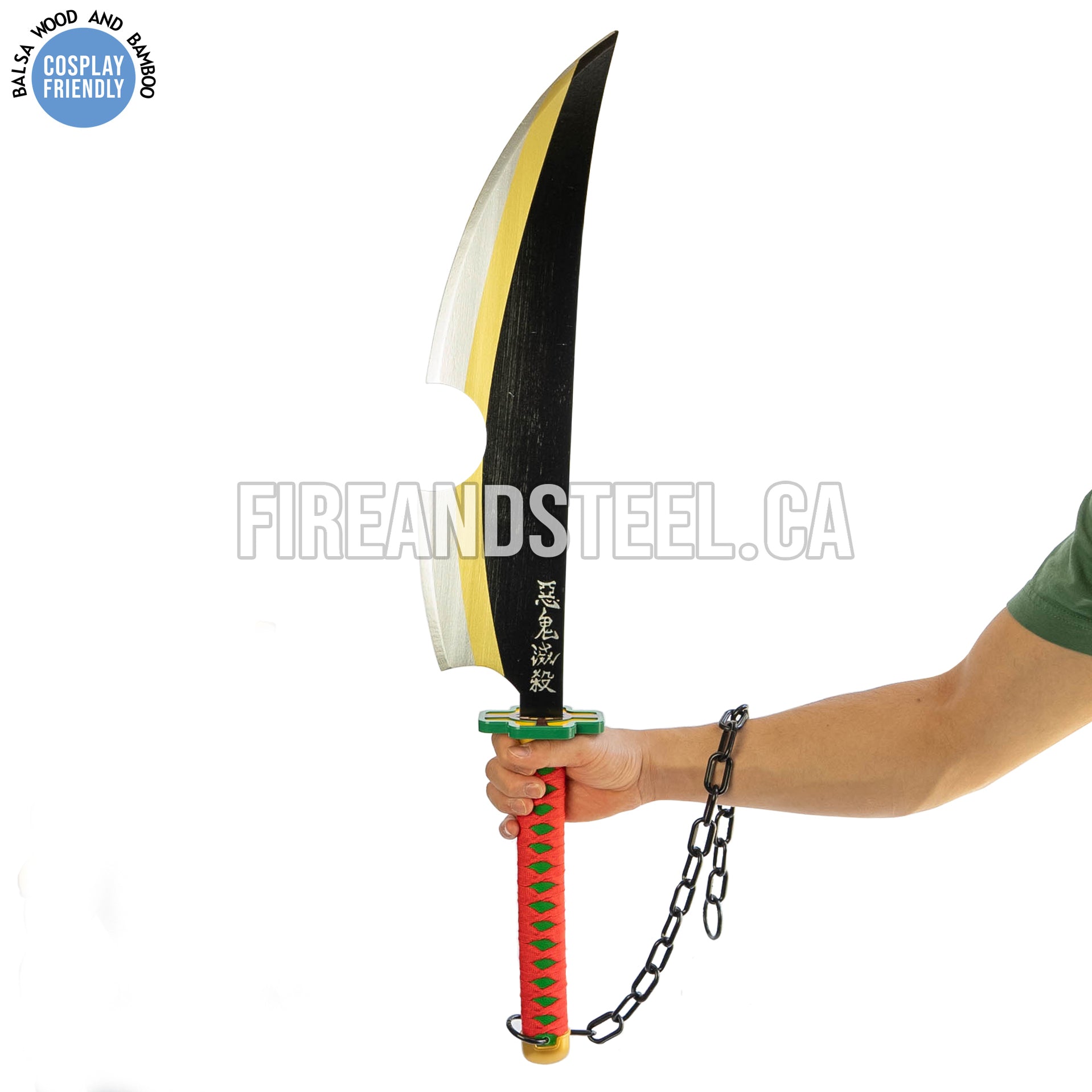 Tengen Sword - Tengen Uzui's Dual Nichirin Swords (Wood - Cosplay ...