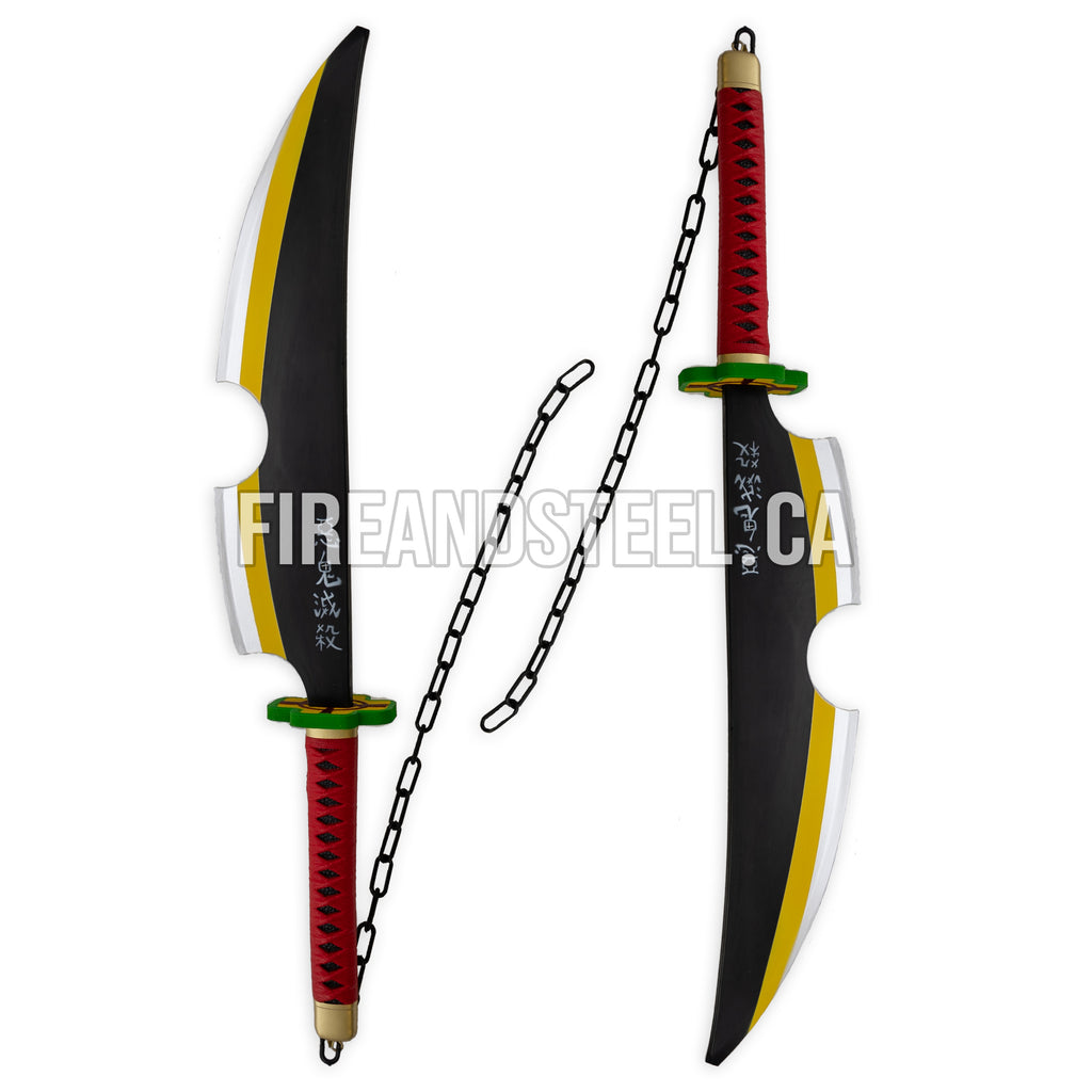 Tengen Uzui Sword — Fire and Steel