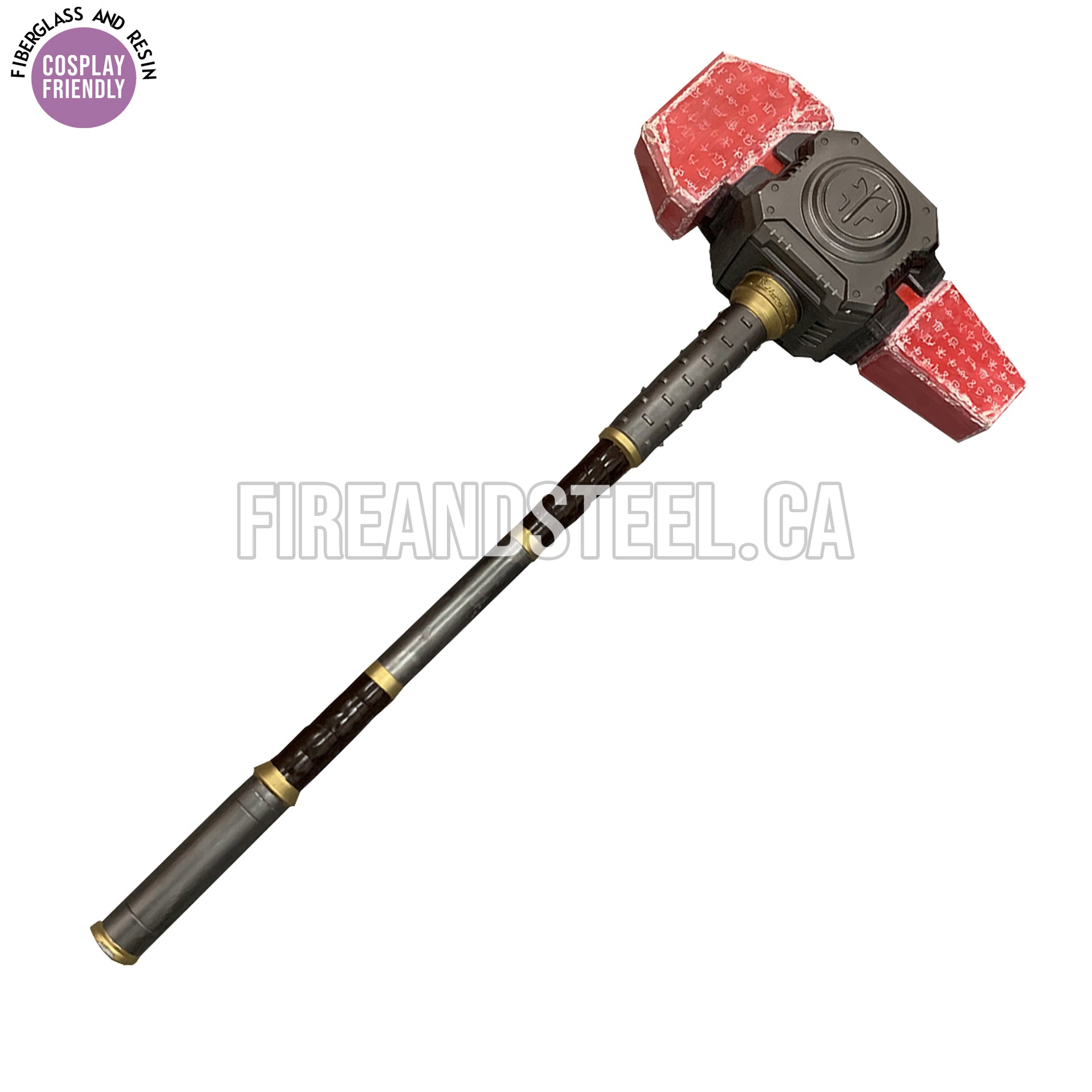 Commander Valen's "Hellbreaker" Sentinel Hammer (Resin) — Fire and Steel