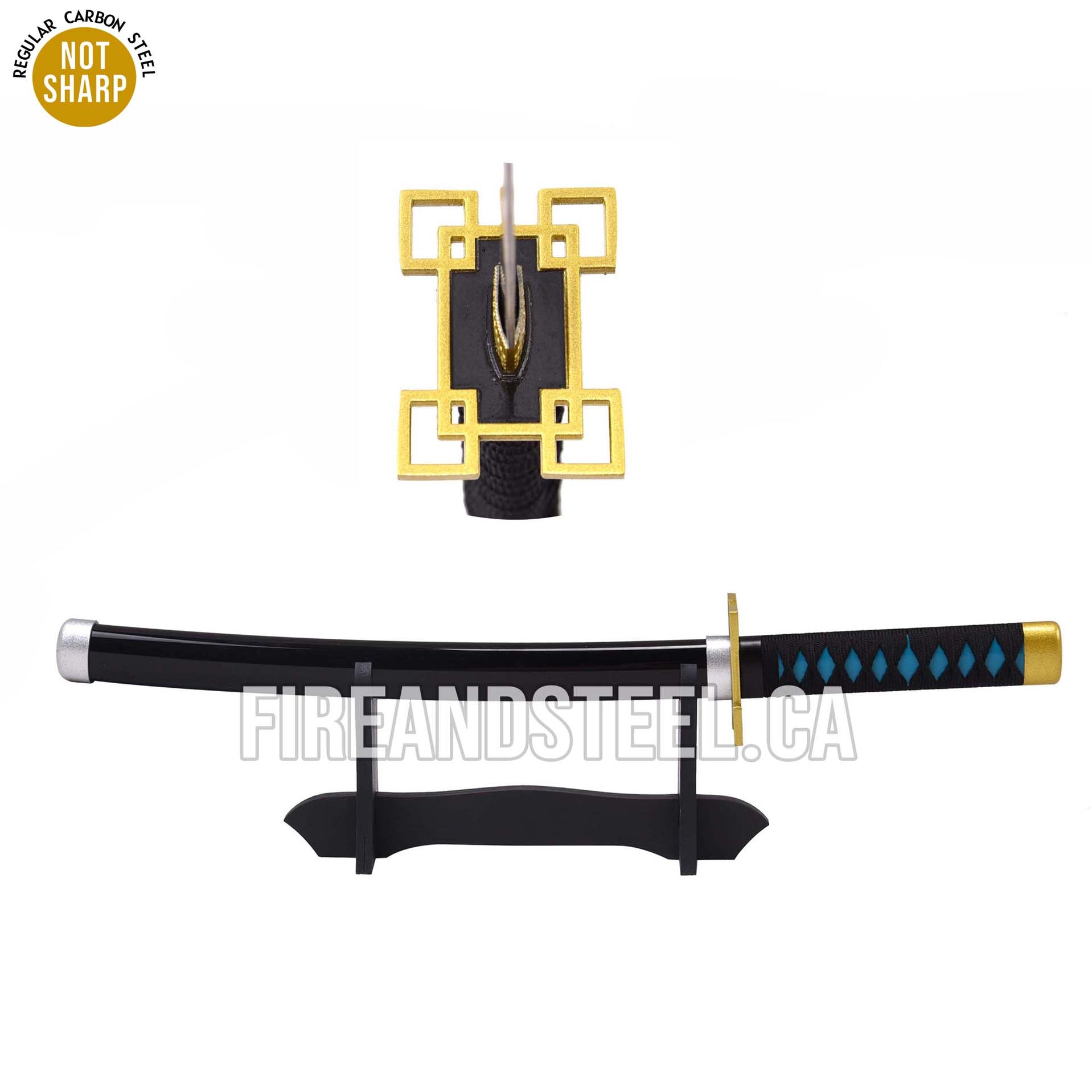 Muichiro Sword Miniature - Muichiro Tokito White Nichirin Katana ...