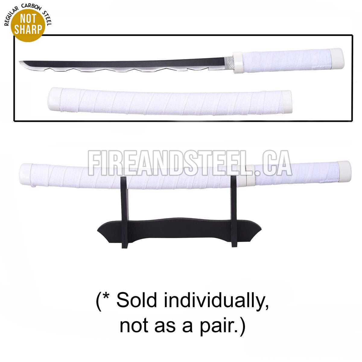 Inosuke Sword Miniature - Inosuke Hashibira's Indigo-Gray Nichirin ...