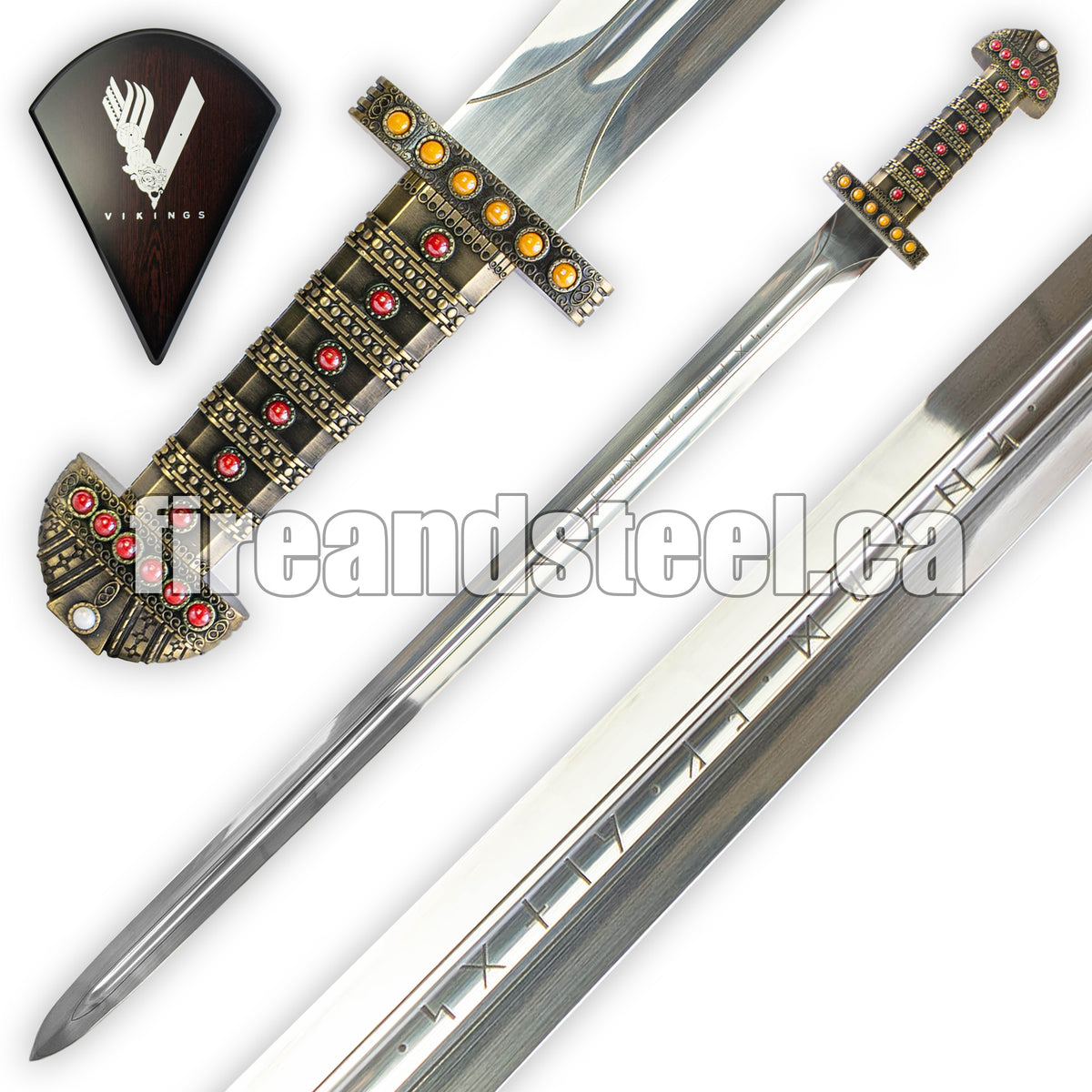 Ragnar Lothbrok and Lagertha's Sword of — Fire and Steel