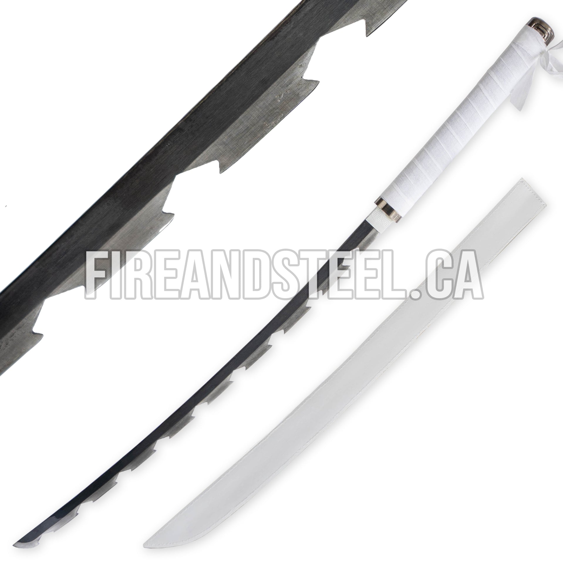 Inosuke Sword - Inosuke Hashibira's Indigo-Gray Nichirin Katana — Fire ...