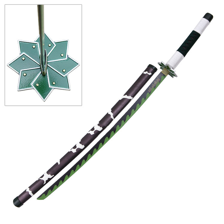 Sanemi's Sword - Sanemi Shinazugawa's Green Nichirin Katana | Fire and ...