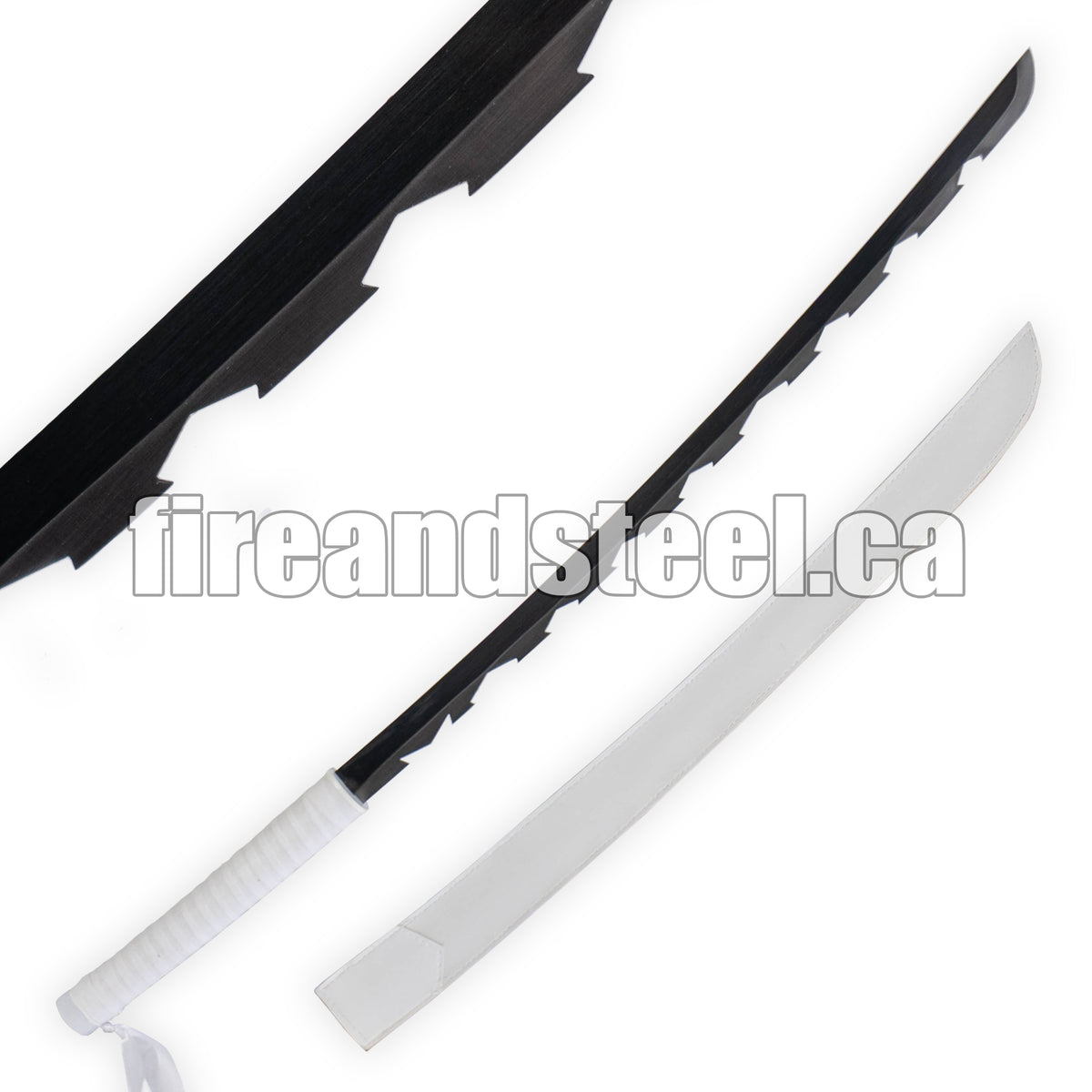 Épée Inosuke - Katana Nichirin gris indigo d'Inosuke Hashibira — Fire ...