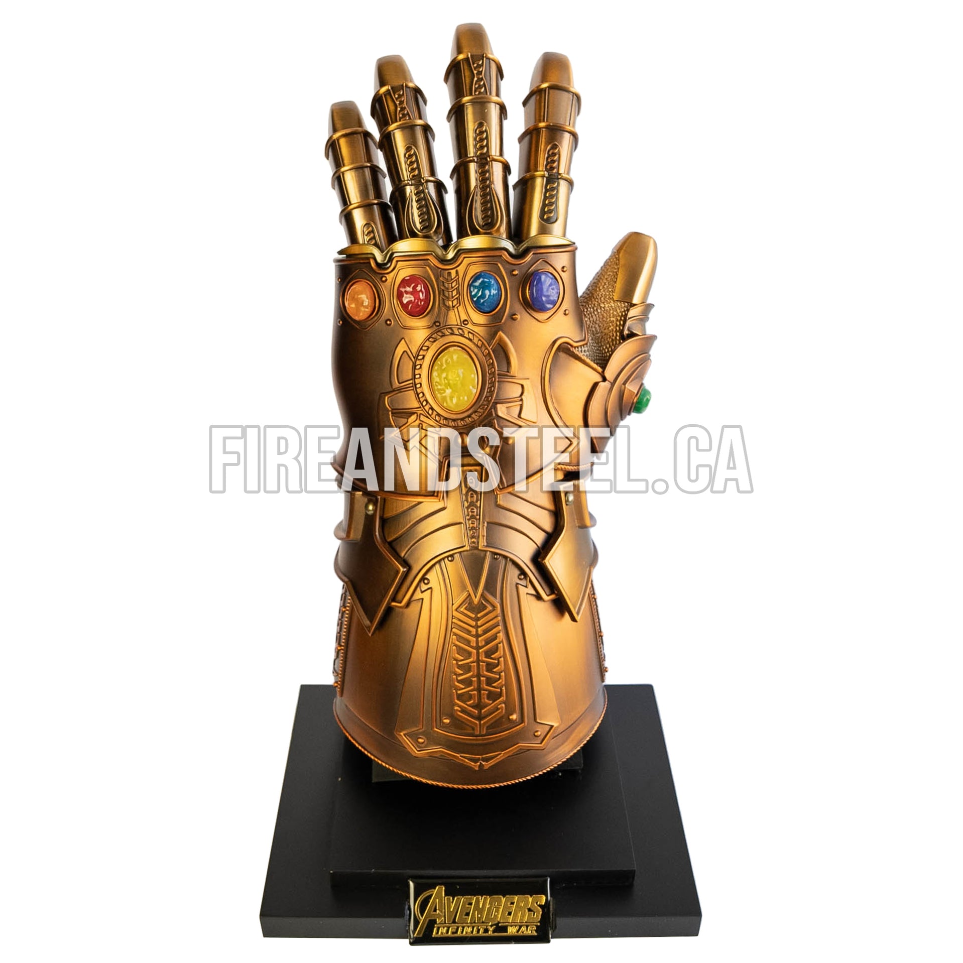 Thanos' Infinity Gauntlet - Metal Replica | Fire and Steel