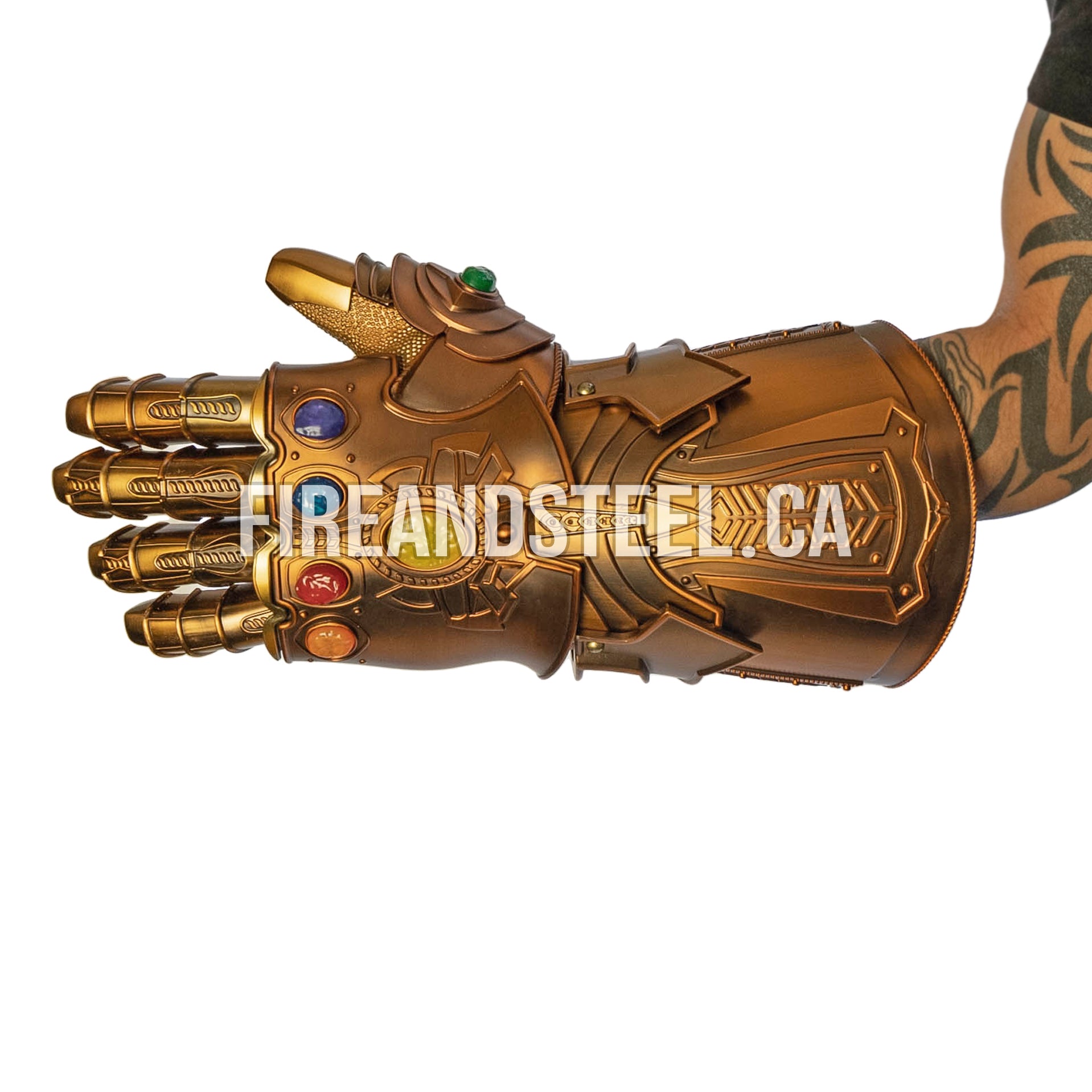 Thanos' Infinity Gauntlet - Metal Replica | Fire and Steel