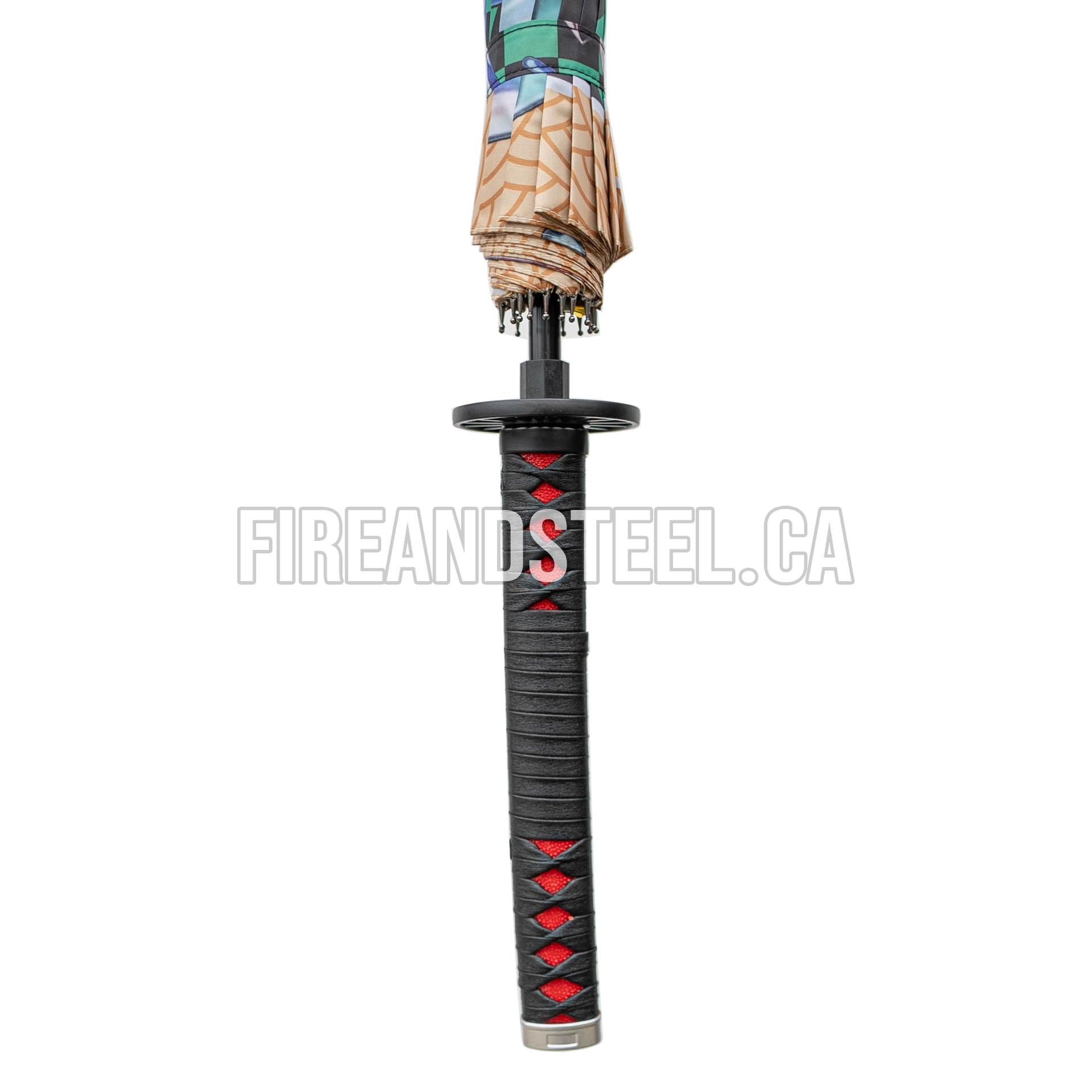 Tanjiro Nichirin Umbrella - Tanjiro Kamado's Black Nichirin Katana ...