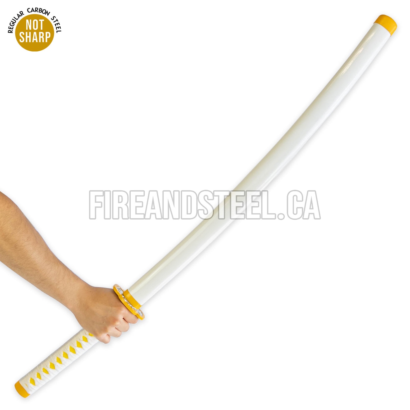 Zenitsu Sword - Zenitsu Agatsuma's Yellow Nichirin Katana — Fire and Steel